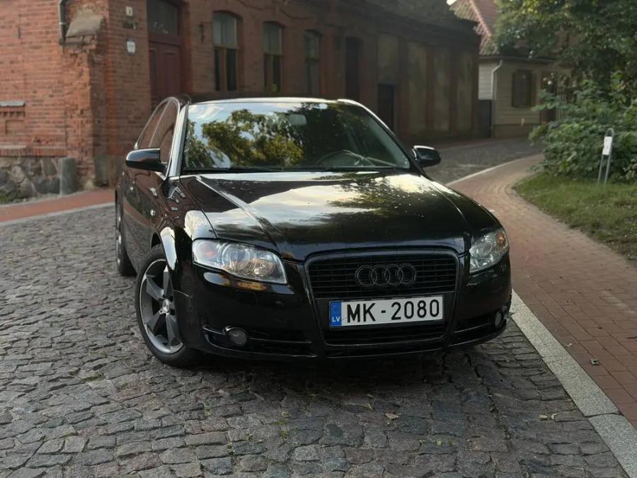 Black Audi A4 2005 in Cesis, with an engine capacity of 2.00 L and mileage of 296 thousand km for 1990 €, photo 1 on AUTOMOTO.COM.LV