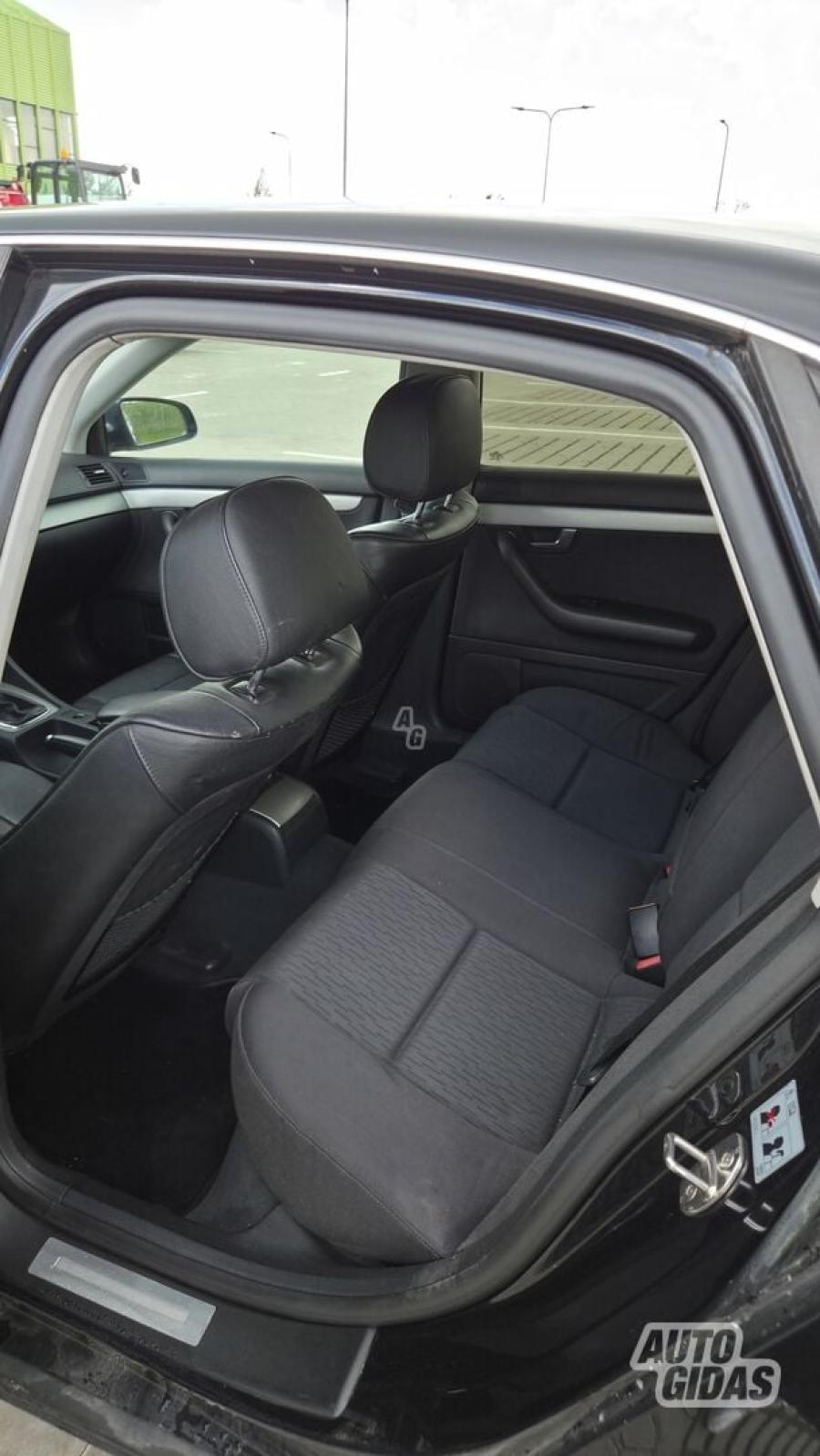 Melns Audi A4 2005 Viļņa, ar dzinēja tilpumu 2.00 L un nobraukumu 381 tūkst. km par 2400 €, foto 13 vietnē AUTOMOTO.COM.LV