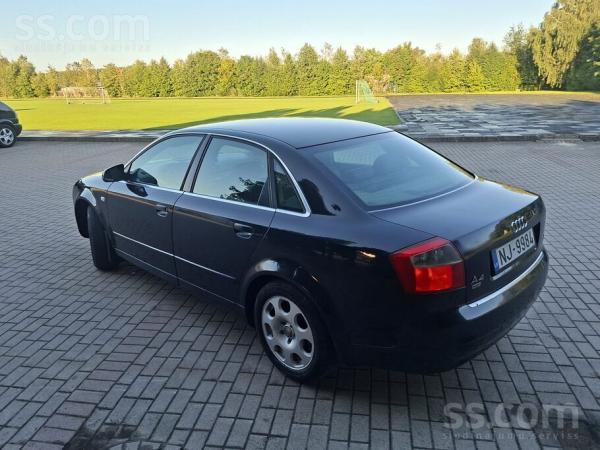 Black Audi A4 2005 in Saldus, with an engine capacity of 1.90 L and mileage of 267 thousand km for 1750 €, photo 4 on AUTOMOTO.COM.LV