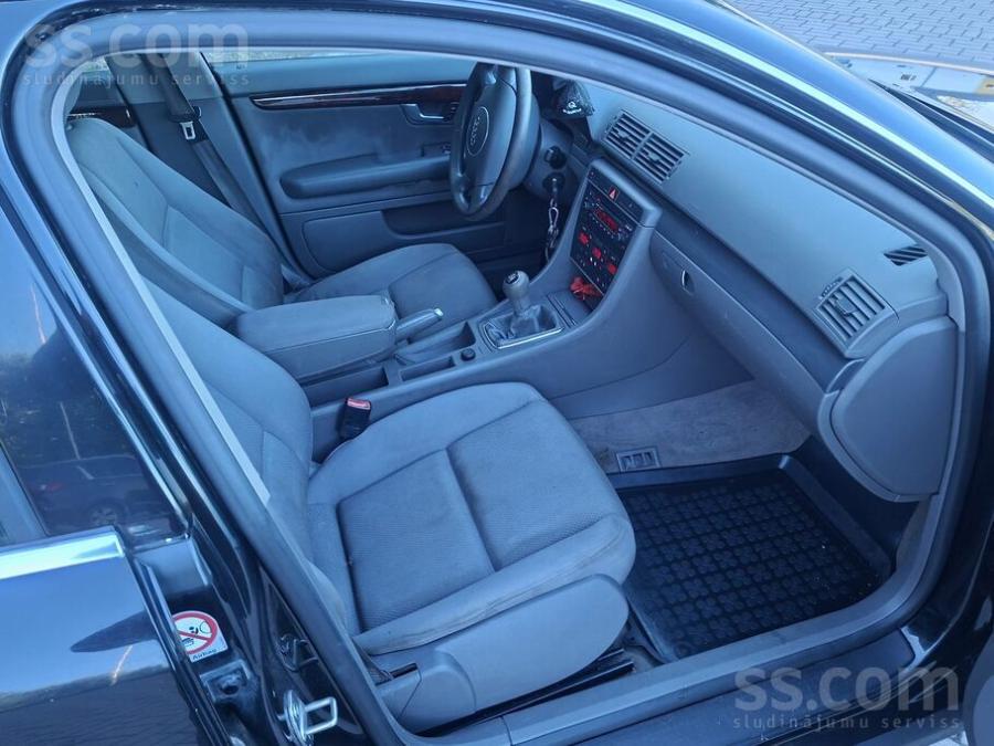 Черный Ауди А4 2005 в Салдус, объемом двигателя 1.90 л и пробегом 267 тыс. км за 1750 €, фото 7 на AUTOMOTO.COM.LV