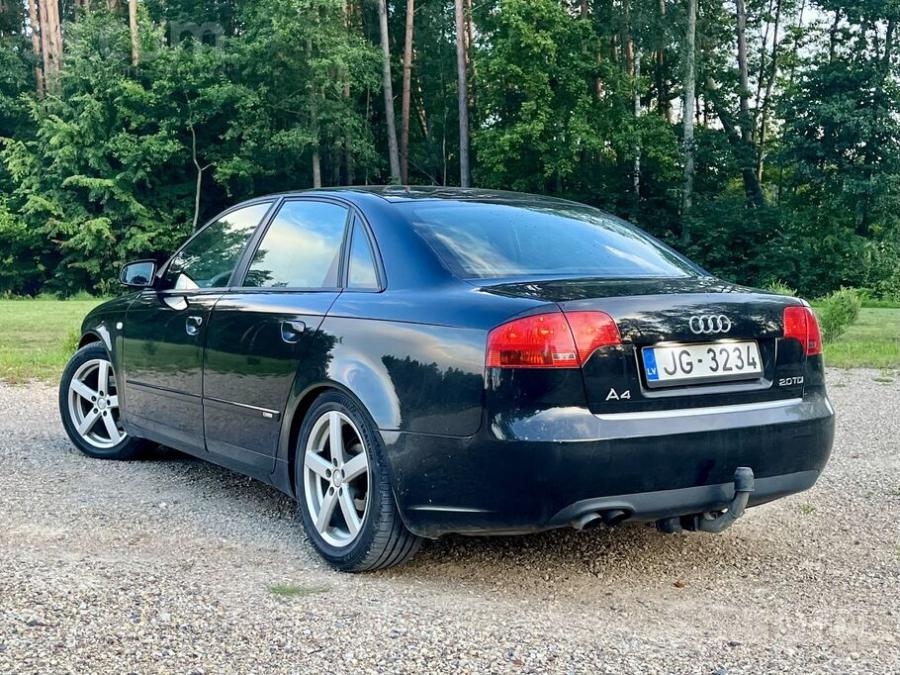 Melns Audi A4 2005 Jelgava, ar dzinēja tilpumu 2.00 L un nobraukumu 337 tūkst. km par 3099 €, foto 7 vietnē AUTOMOTO.COM.LV