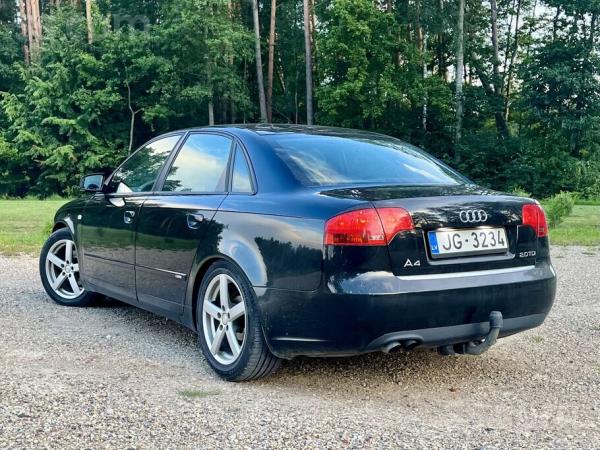Black Audi A4 2005 in Jelgava, with an engine capacity of 2.00 L and mileage of 337 thousand km for 3099 €, photo 7 on AUTOMOTO.COM.LV