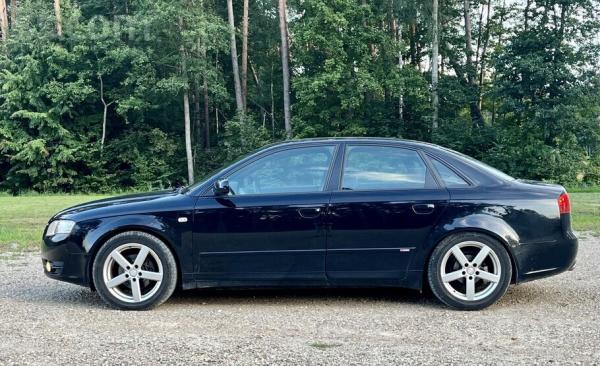 Black Audi A4 2005 in Jelgava, with an engine capacity of 2.00 L and mileage of 337 thousand km for 3099 €, photo 8 on AUTOMOTO.COM.LV