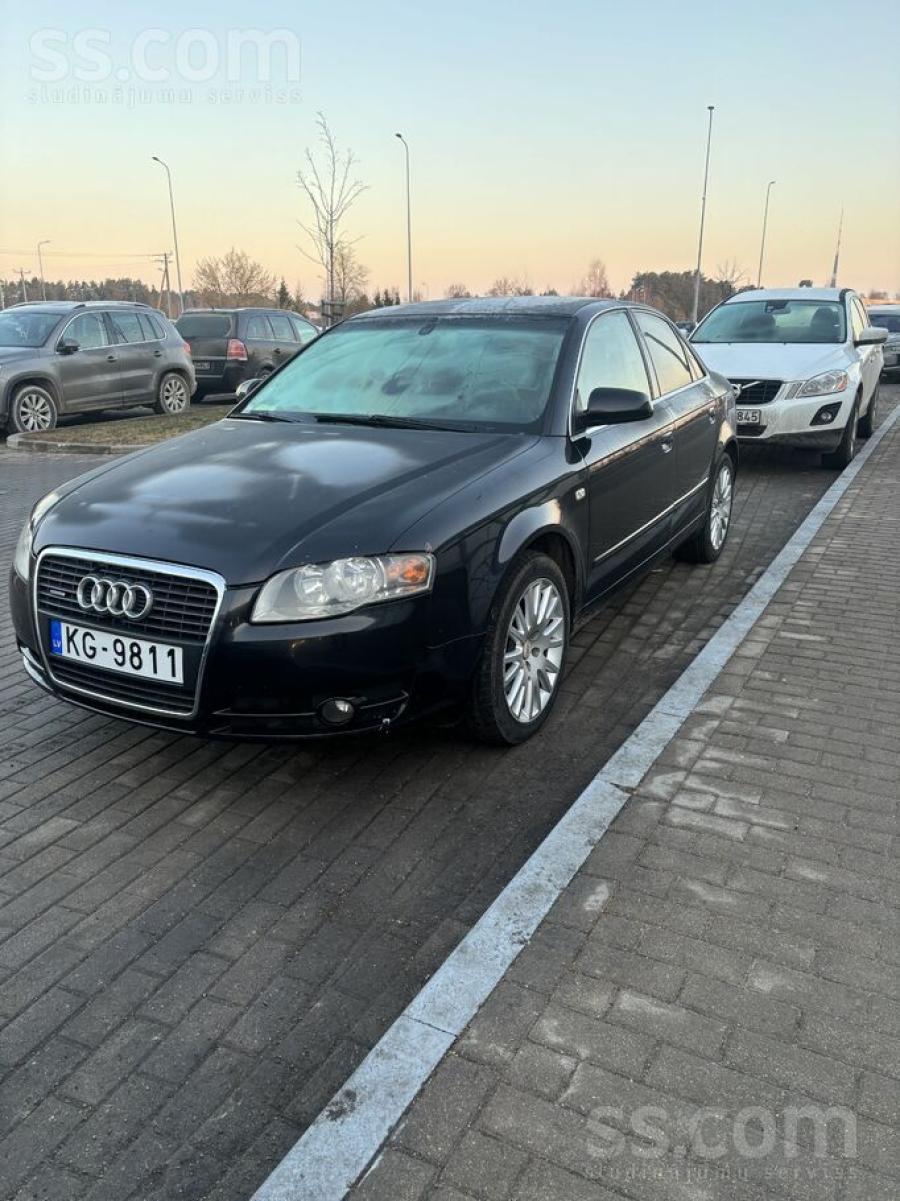 Melns Audi A4 2005 Rīga, ar dzinēja tilpumu 3.00 L un nobraukumu 371 tūkst. km par 2900 €, foto 1 vietnē AUTOMOTO.COM.LV