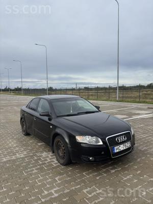 Melns Audi A4 2005 Valmiera, ar dzinēja tilpumu 1.90 L un nobraukumu 438 tūkst. km par 995 €, foto  vietnē AUTOMOTO.COM.LV