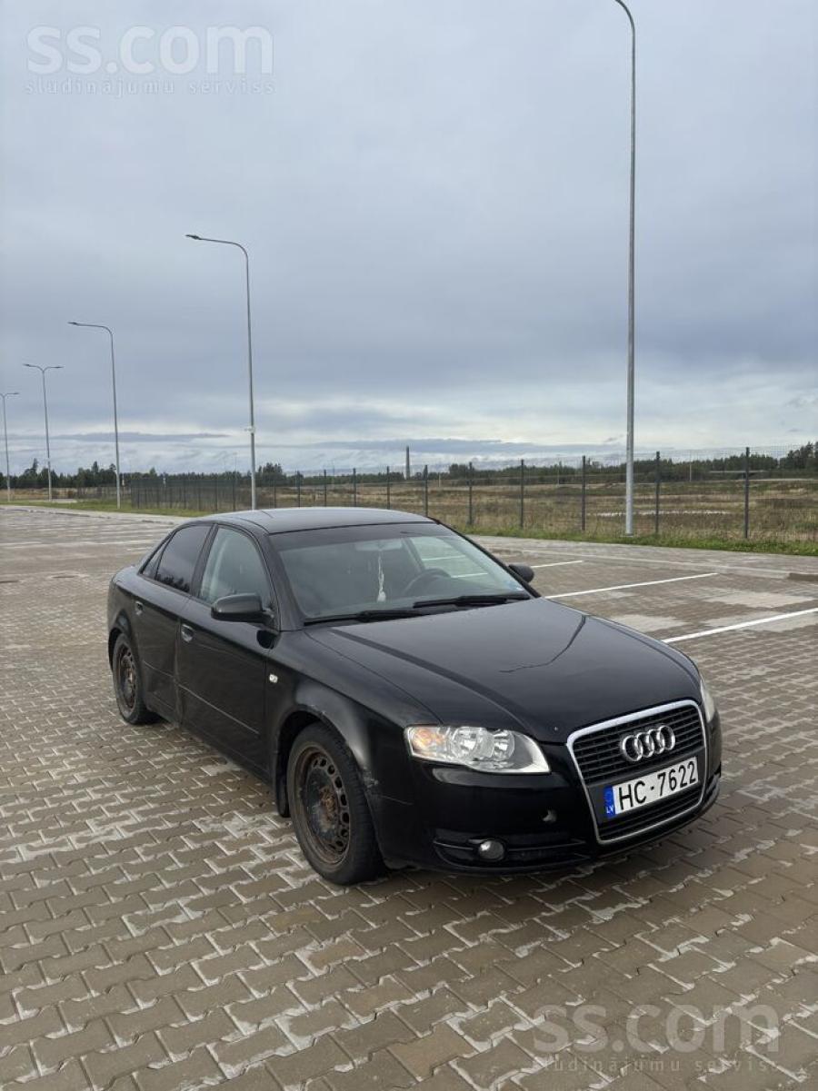 Melns Audi A4 2005 Valmiera, ar dzinēja tilpumu 1.90 L un nobraukumu 438 tūkst. km par 995 €, foto 1 vietnē AUTOMOTO.COM.LV