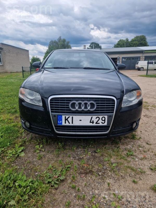 Black Audi A4 2005 in Valka, with an engine capacity of 2.00 L and mileage of 15 thousand km for 2500 €, photo 1 on AUTOMOTO.COM.LV