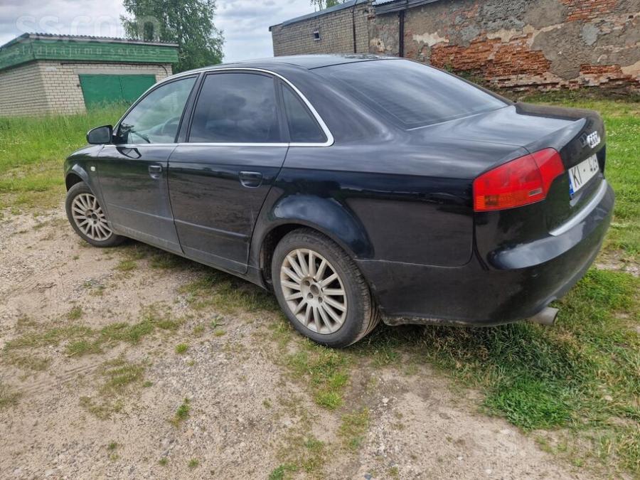 Melns Audi A4 2005 Valka, ar dzinēja tilpumu 2.00 L un nobraukumu 15 tūkst. km par 2500 €, foto 3 vietnē AUTOMOTO.COM.LV