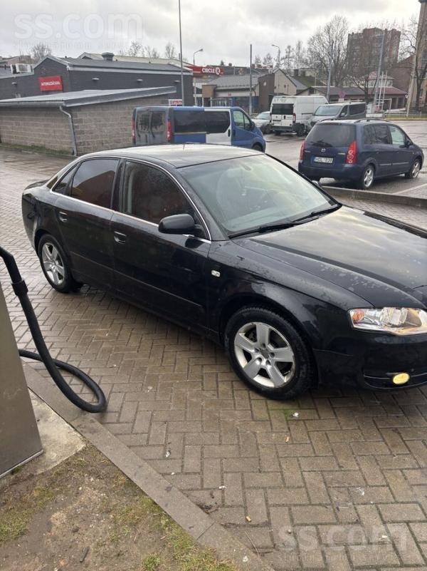 Black Audi A4 2006 in Daugavpils, with an engine capacity of 1.90 L and mileage of 320 thousand km for 3200 €, photo 4 on AUTOMOTO.COM.LV