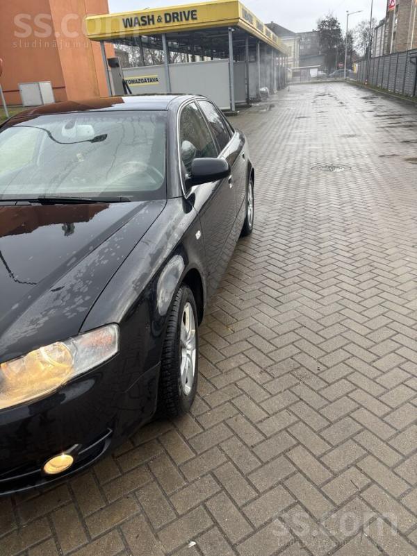 Black Audi A4 2006 in Daugavpils, with an engine capacity of 1.90 L and mileage of 320 thousand km for 3200 €, photo 5 on AUTOMOTO.COM.LV