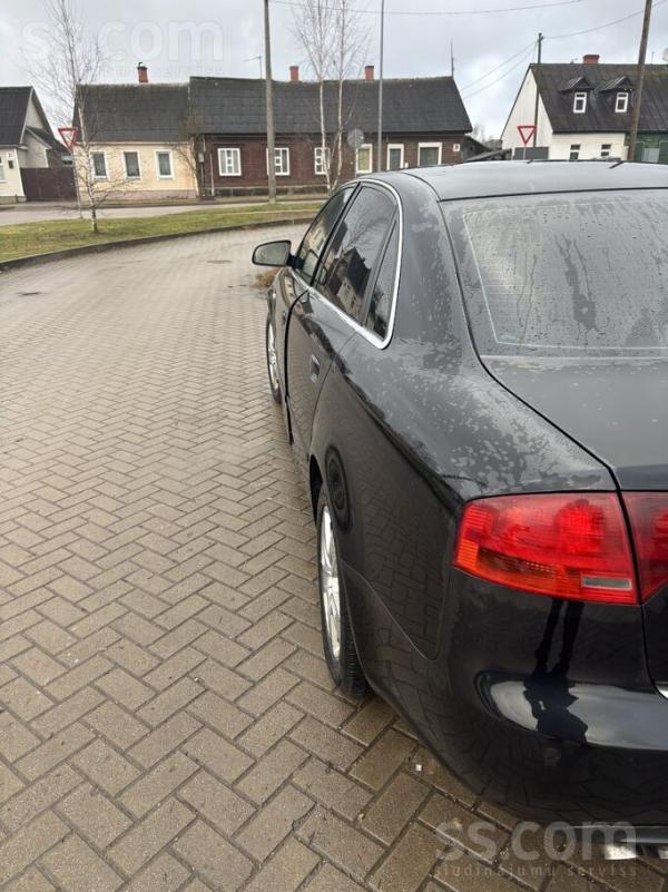 Black Audi A4 2006 in Daugavpils, with an engine capacity of 1.90 L and mileage of 320 thousand km for 3200 €, photo 9 on AUTOMOTO.COM.LV
