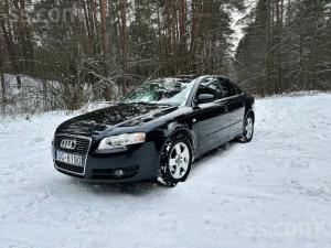 Black Audi A4 2006 in Riga, with an engine capacity of 1.90 L and mileage of 319 thousand km for 3450 €, photo  on AUTOMOTO.COM.LV