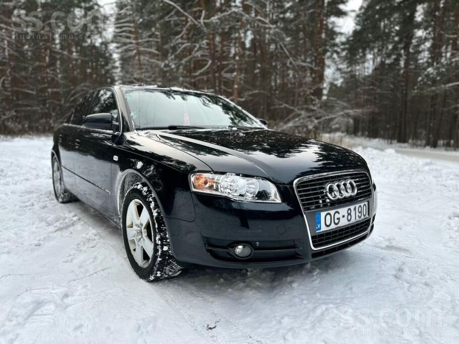 Black Audi A4 2006 in Riga, with an engine capacity of 1.90 L and mileage of 319 thousand km for 3450 €, photo 3 on AUTOMOTO.COM.LV
