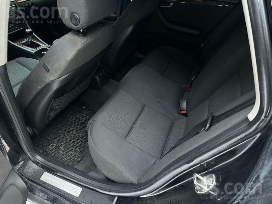 Black Audi A4 2006 in Riga, with an engine capacity of 1.90 L and mileage of 319 thousand km for 3450 €, photo 7 on AUTOMOTO.COM.LV