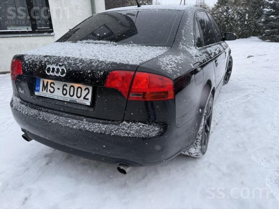 Black Audi A4 2006 in Riga, with an engine capacity of 1.80 L and mileage of 0 thousand km for 2550 €, photo 5 on AUTOMOTO.COM.LV