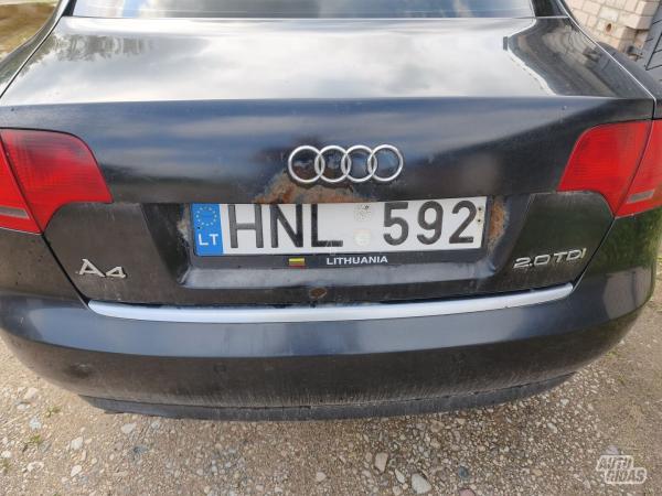 Melns Audi A4 2006 Kupiškis, ar dzinēja tilpumu 2.00 L un nobraukumu 316 tūkst. km par 1400 €, foto 6 vietnē AUTOMOTO.COM.LV