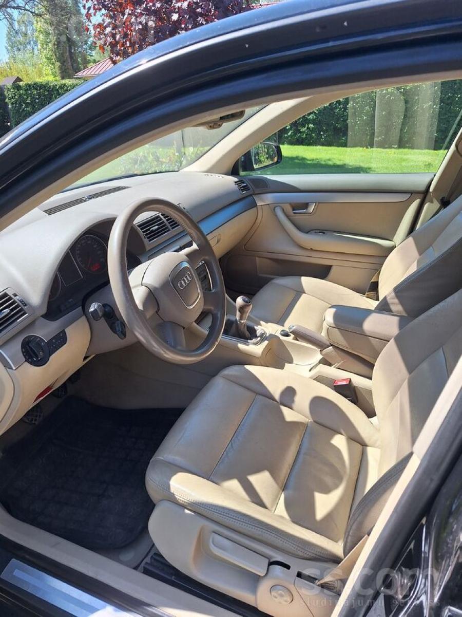 Melns Audi A4 2006 Bauska, ar dzinēja tilpumu 1.90 L un nobraukumu 318 tūkst. km par 3600 €, foto 5 vietnē AUTOMOTO.COM.LV