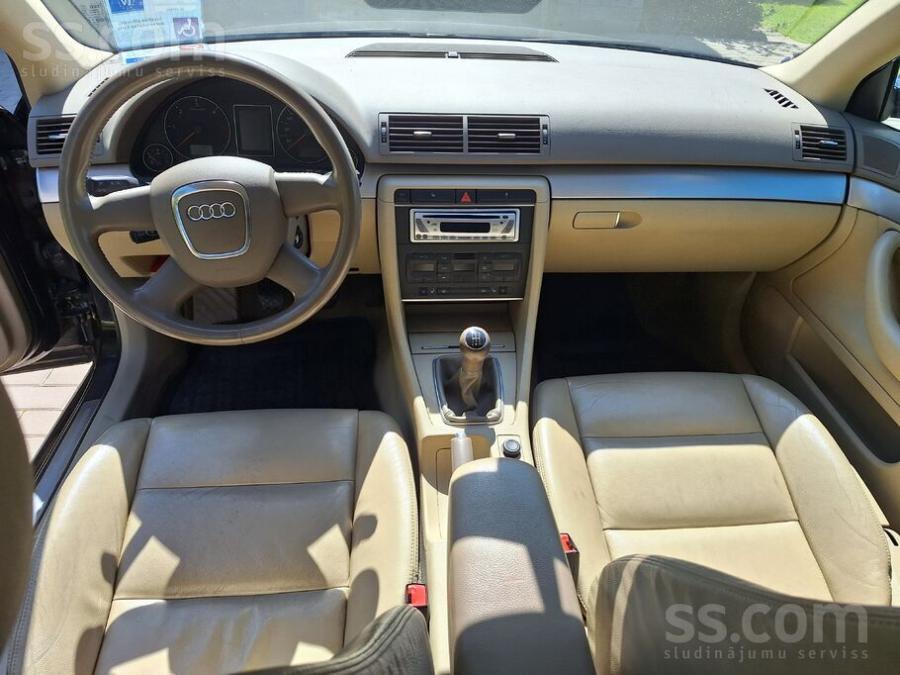 Melns Audi A4 2006 Bauska, ar dzinēja tilpumu 1.90 L un nobraukumu 318 tūkst. km par 3600 €, foto 8 vietnē AUTOMOTO.COM.LV