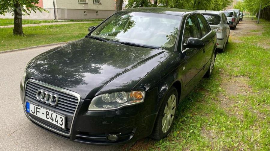 Melns Audi A4 2006 Liepāja, ar dzinēja tilpumu 2.00 L un nobraukumu 376 tūkst. km par 1600 €, foto 1 vietnē AUTOMOTO.COM.LV