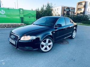 Melns Audi A4 2006 Viļņa, ar dzinēja tilpumu 1.97 L un nobraukumu 325 tūkst. km par 1200 €, foto  vietnē AUTOMOTO.COM.LV