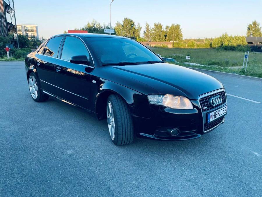 Черный Ауди А4 2006 в Вильнюс, объемом двигателя 1.97 л и пробегом 325 тыс. км за 1200 €, фото 3 на AUTOMOTO.COM.LV