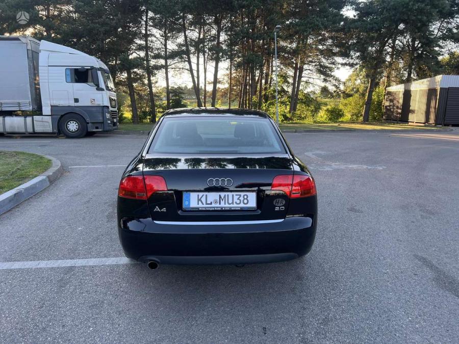 Black Audi A4 2006 in Utena, with an engine capacity of 1.98 L and mileage of 218 thousand km for 3000 €, photo 7 on AUTOMOTO.COM.LV