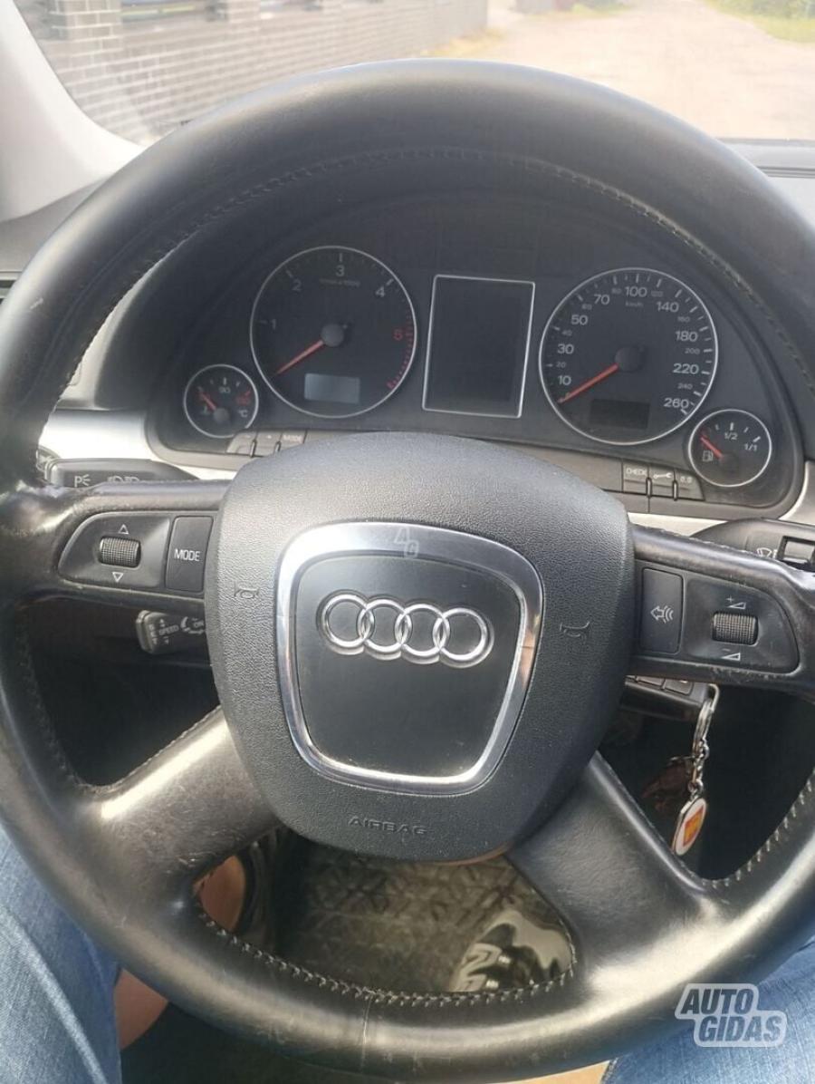 Black Audi A4 2006 in Marijampole, with an engine capacity of 2.00 L and mileage of 277 thousand km for 2599 €, photo 17 on AUTOMOTO.COM.LV