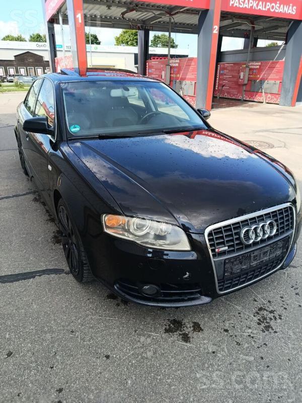 Melns Audi A4 2006 Jēkabpils, ar dzinēja tilpumu 3.00 L un nobraukumu 340 tūkst. km par 4500 €, foto 1 vietnē AUTOMOTO.COM.LV