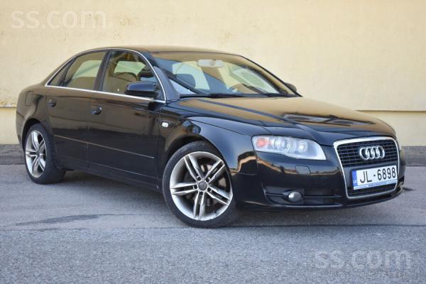 Black Audi A4 2006 in Talsi, with an engine capacity of 3.00 L and mileage of 298 thousand km for 3900 €, photo 1 on AUTOMOTO.COM.LV