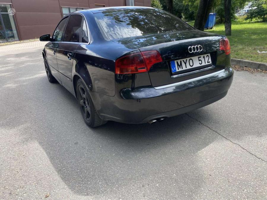 Black Audi A4 2006 in Kaunas, with an engine capacity of 1.90 L and mileage of 329 thousand km for 2550 €, photo 3 on AUTOMOTO.COM.LV