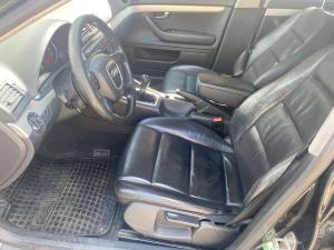 Black Audi A4 2006 in Kaunas, with an engine capacity of 1.90 L and mileage of 329 thousand km for 2550 €, photo 6 on AUTOMOTO.COM.LV