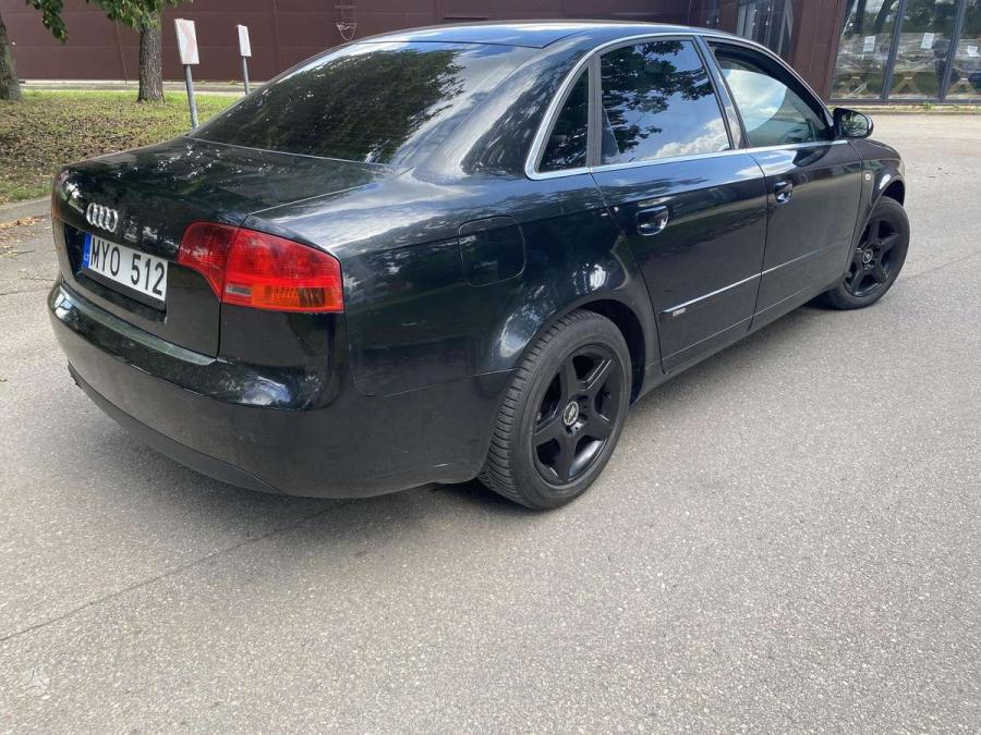 Black Audi A4 2006 in Kaunas, with an engine capacity of 1.90 L and mileage of 329 thousand km for 2550 €, photo 9 on AUTOMOTO.COM.LV