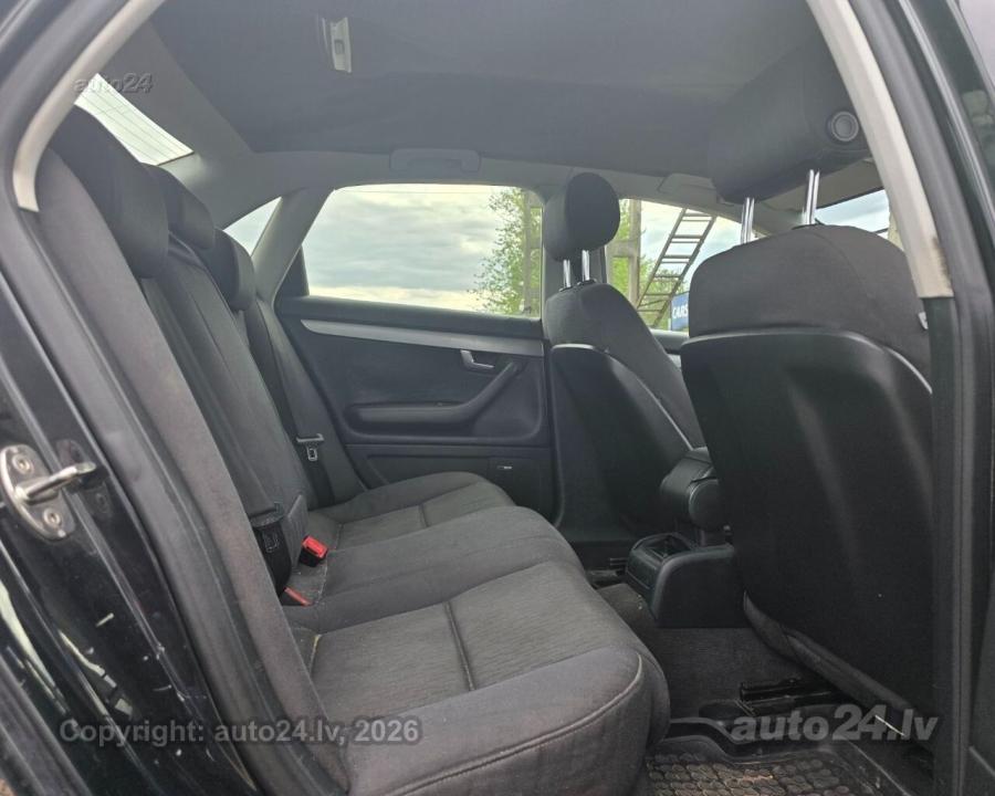 Black Audi A4 2006 in Tallinn, with an engine capacity of 2.00 L and mileage of 506 thousand km for 999 €, photo 8 on AUTOMOTO.COM.LV