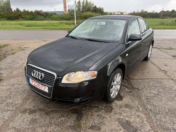 Black Audi A4 2006 in Vilkaviskis, with an engine capacity of 1.97 L and mileage of 241 thousand km for 2699 €, photo 1 on AUTOMOTO.COM.LV