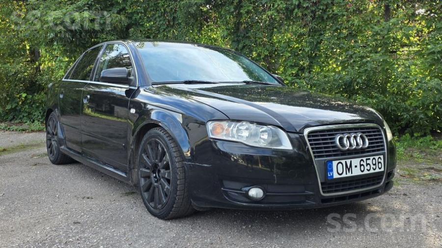 Black Audi A4 2006 in Jelgava, with an engine capacity of 2.00 L and mileage of 0 thousand km for 2390 €, photo 5 on AUTOMOTO.COM.LV