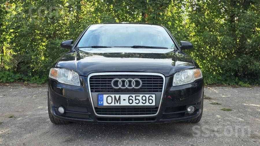 Black Audi A4 2006 in Jelgava, with an engine capacity of 2.00 L and mileage of 0 thousand km for 2390 €, photo 6 on AUTOMOTO.COM.LV