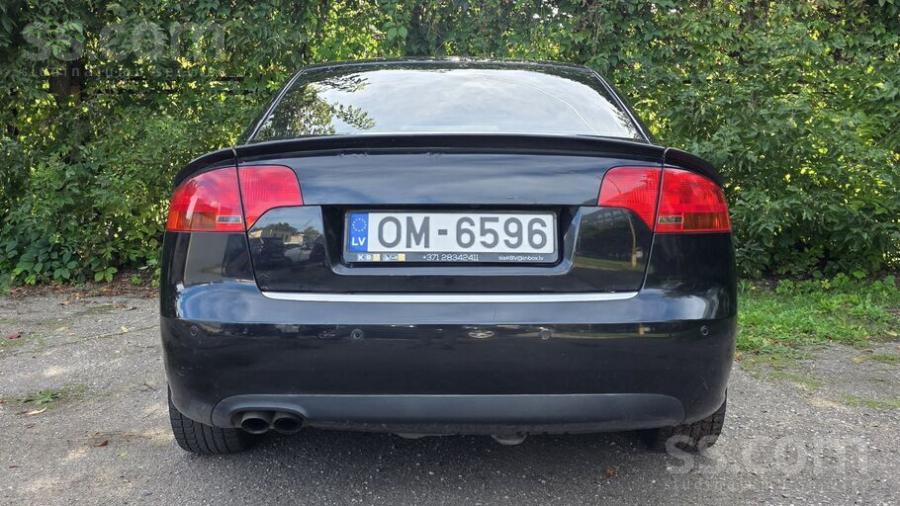 Black Audi A4 2006 in Jelgava, with an engine capacity of 2.00 L and mileage of 0 thousand km for 2390 €, photo 7 on AUTOMOTO.COM.LV