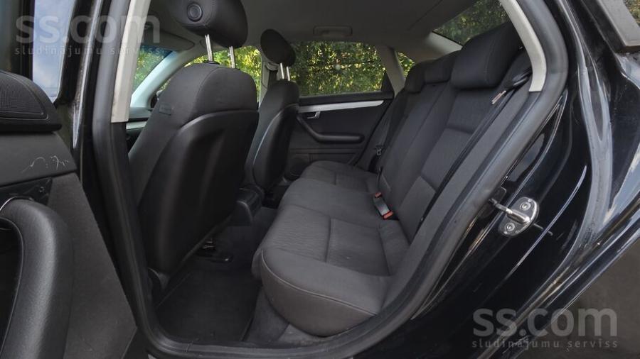 Black Audi A4 2006 in Jelgava, with an engine capacity of 2.00 L and mileage of 0 thousand km for 2390 €, photo 11 on AUTOMOTO.COM.LV