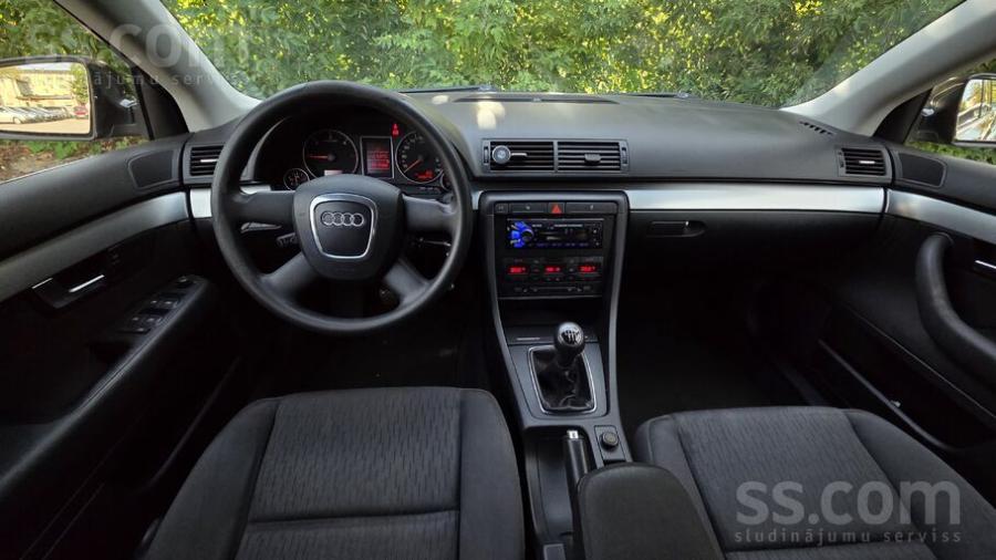 Black Audi A4 2006 in Jelgava, with an engine capacity of 2.00 L and mileage of 0 thousand km for 2390 €, photo 12 on AUTOMOTO.COM.LV
