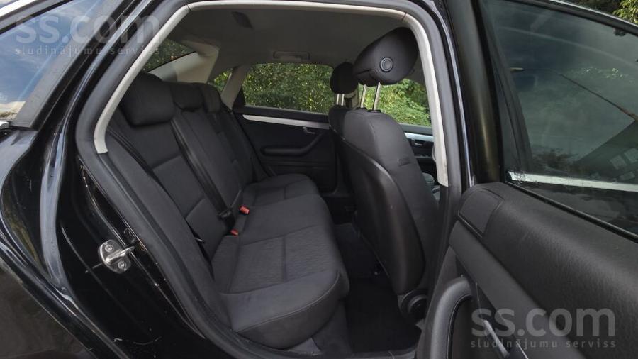 Black Audi A4 2006 in Jelgava, with an engine capacity of 2.00 L and mileage of 0 thousand km for 2390 €, photo 13 on AUTOMOTO.COM.LV