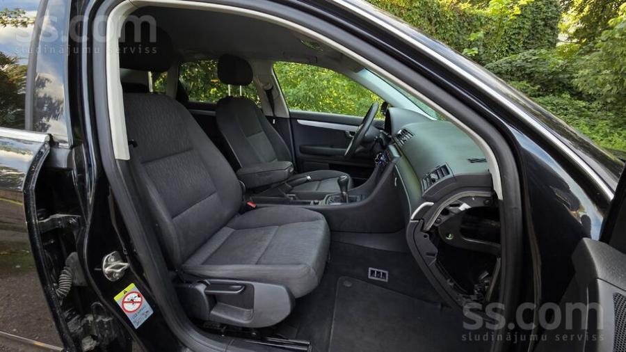 Black Audi A4 2006 in Jelgava, with an engine capacity of 2.00 L and mileage of 0 thousand km for 2390 €, photo 14 on AUTOMOTO.COM.LV
