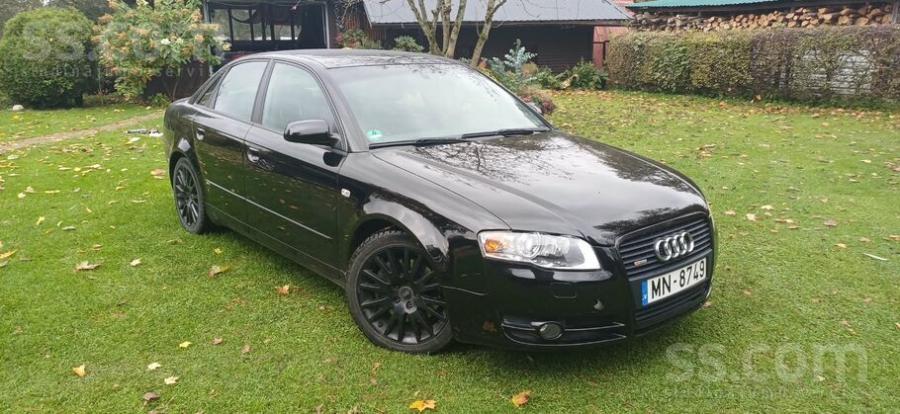 Черный Ауди А4 2006 в Огре, объемом двигателя 2.70 л и пробегом 263 тыс. км за 3500 €, фото 1 на AUTOMOTO.COM.LV