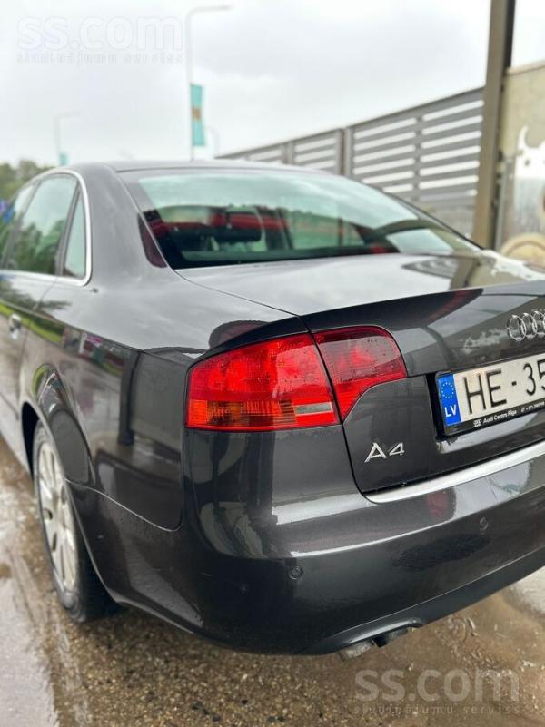 Black Audi A4 2007 in Preili, with an engine capacity of 2.00 L and mileage of 256 thousand km for 3400 €, photo 3 on AUTOMOTO.COM.LV
