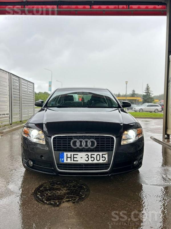 Black Audi A4 2007 in Preili, with an engine capacity of 2.00 L and mileage of 256 thousand km for 3400 €, photo 7 on AUTOMOTO.COM.LV