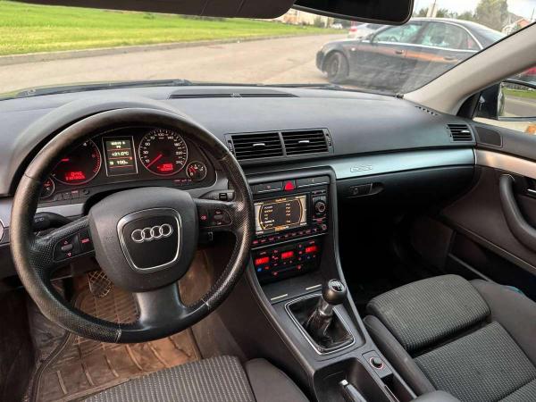 Black Audi A4 2007 in Vilnius, with an engine capacity of 1.97 L and mileage of 400 thousand km for 3400 €, photo 11 on AUTOMOTO.COM.LV