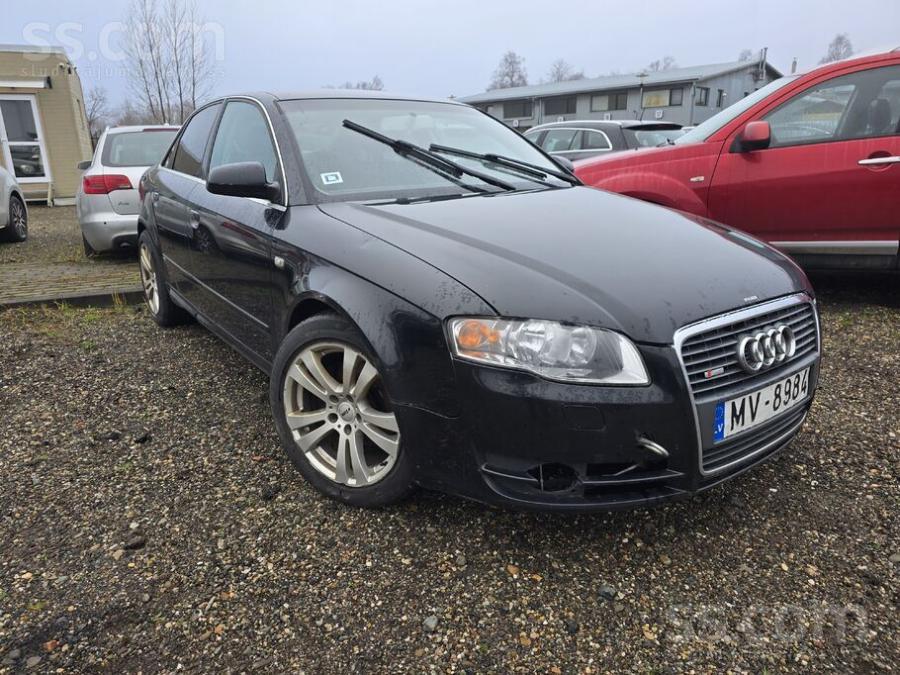 Melns Audi A4 2007 Rīga, ar dzinēja tilpumu 2.00 L un nobraukumu 0 tūkst. km par 1200 €, foto 2 vietnē AUTOMOTO.COM.LV
