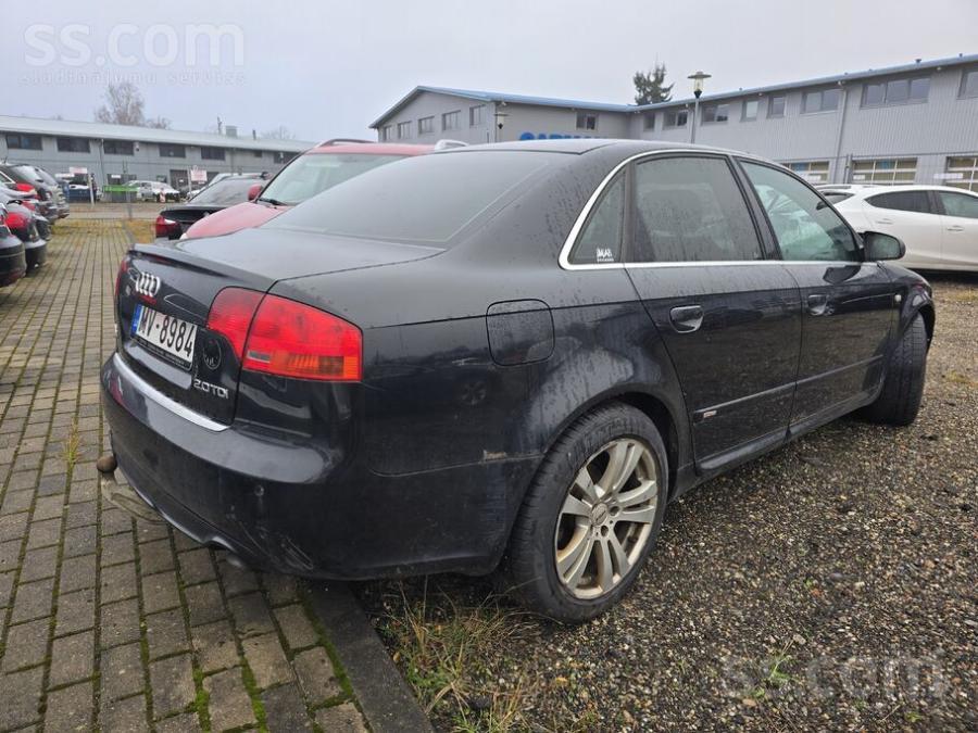 Melns Audi A4 2007 Rīga, ar dzinēja tilpumu 2.00 L un nobraukumu 0 tūkst. km par 1200 €, foto 3 vietnē AUTOMOTO.COM.LV