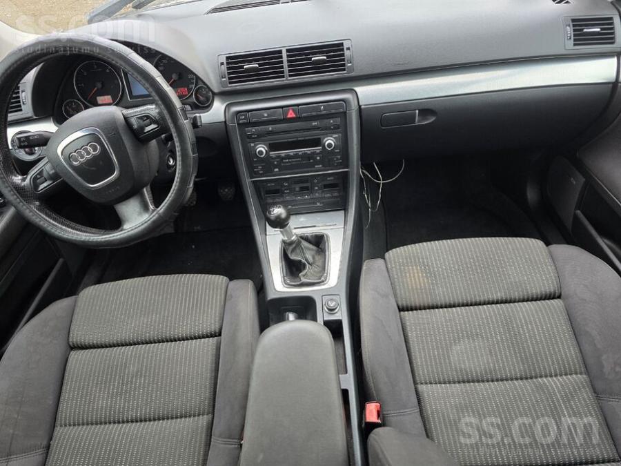 Melns Audi A4 2007 Rīga, ar dzinēja tilpumu 2.00 L un nobraukumu 0 tūkst. km par 1200 €, foto 6 vietnē AUTOMOTO.COM.LV