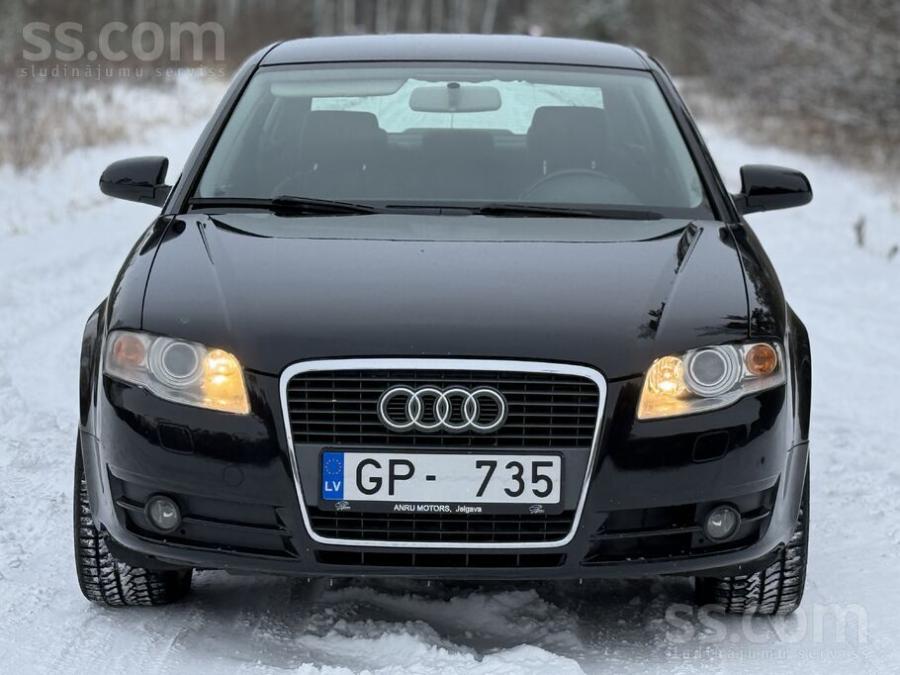 Melns Audi A4 2007 Jelgava, ar dzinēja tilpumu 2.00 L un nobraukumu 318 tūkst. km par 3550 €, foto 1 vietnē AUTOMOTO.COM.LV