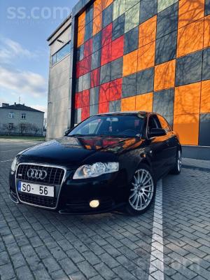 Black Audi A4 2007 in Bauska, with an engine capacity of 2.00 L and mileage of 265 thousand km for 4100 €, photo  on AUTOMOTO.COM.LV